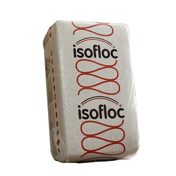 isofloc Zellulose-Einblasdämmung im 12,5 kg Sack - 1 Palette a 18 Sac ...